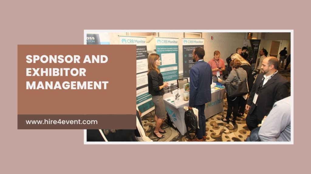 Best Sponsor and Exhibitor Management by Hire4Event